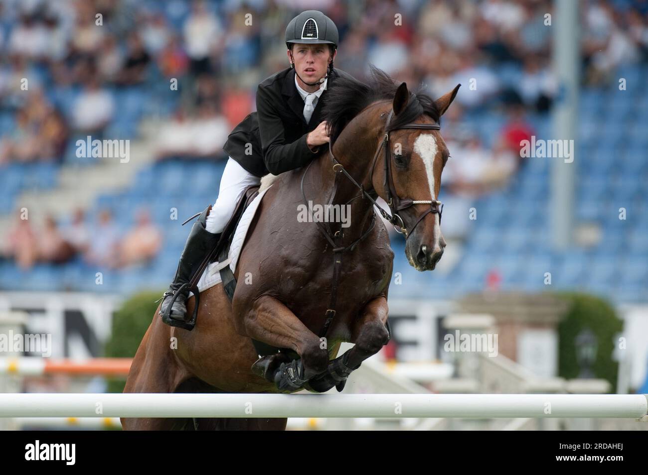 Scott BRASH GBR Aktion auf WHISKY MAC IV Weltfest des Pferdesportes ...