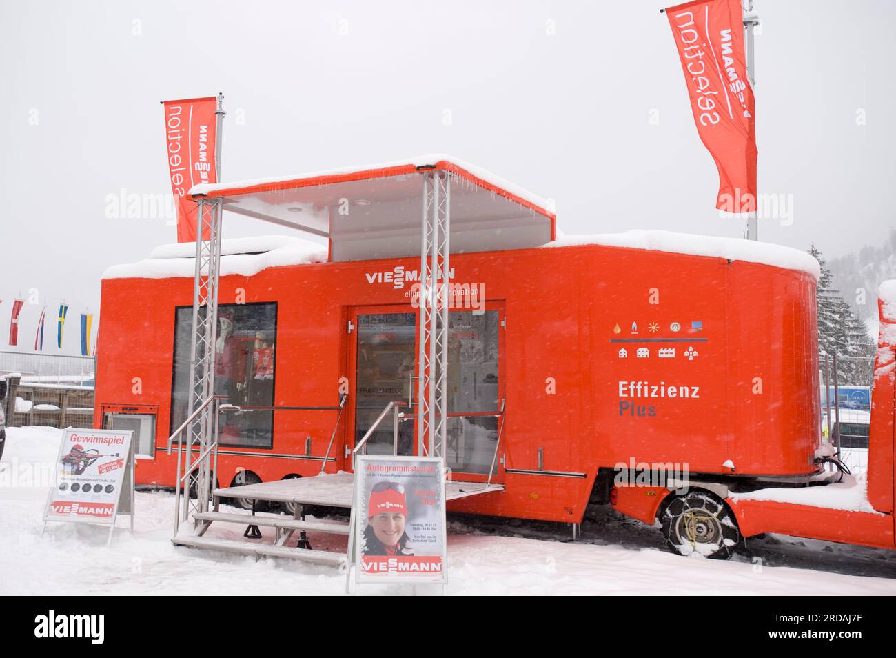 Viessmann Selection Truck Biathlon Welt Cup in Hochfilzen in Hochfilzen ...