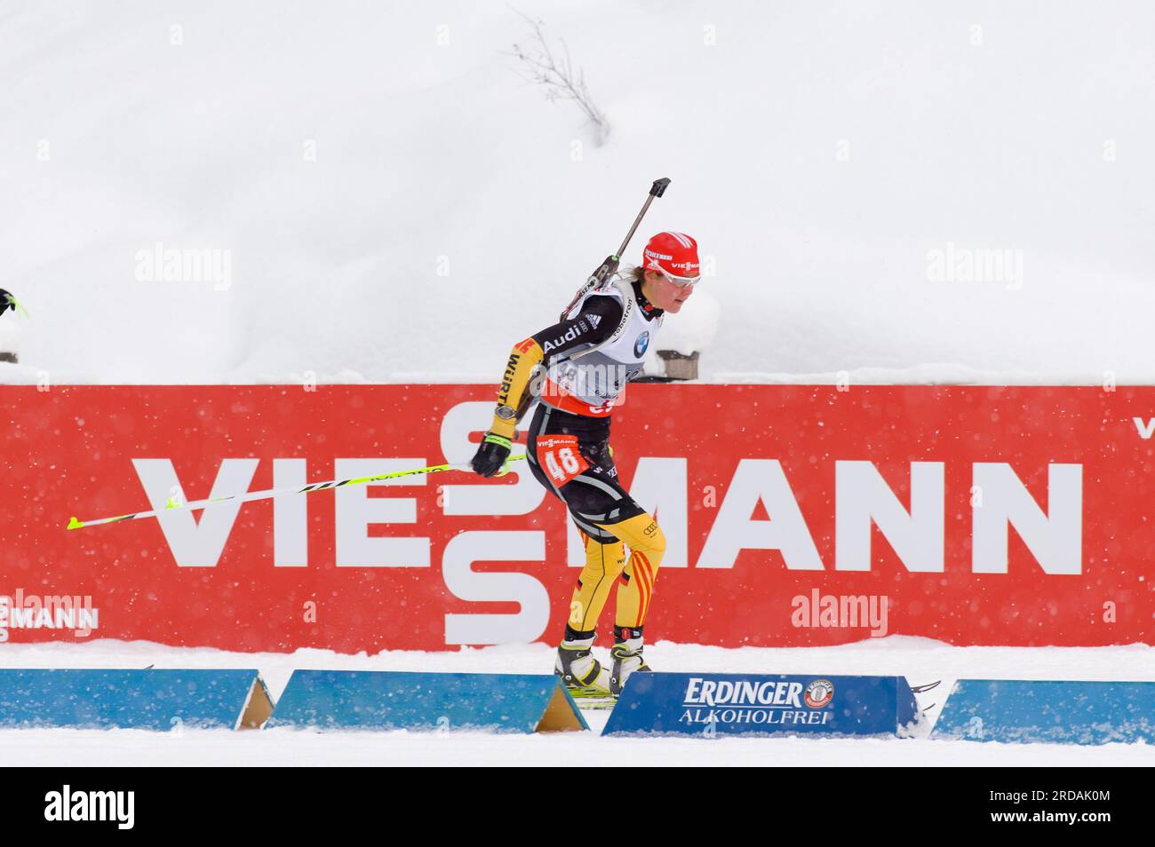 Tina Bachmann Aktion, action, 10 KM Verfolgung der Frauen Biathlon Welt ...