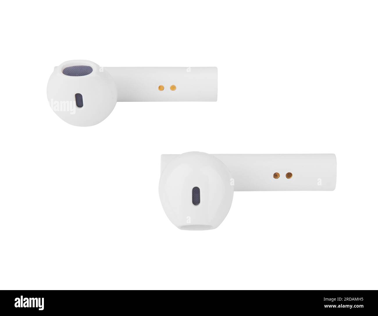 Modern wireless earbuds headphones Cut Out Stock Images & Pictures - Alamy