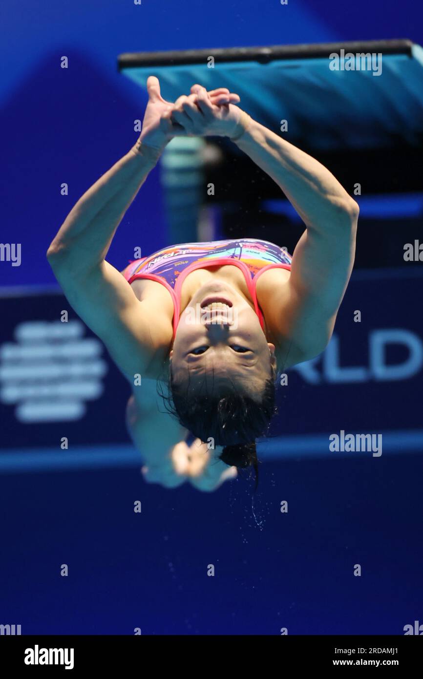 Fukuoka, Japan. 20th July, 2023. Sayaka Mikami (JPN) Diving : World ...