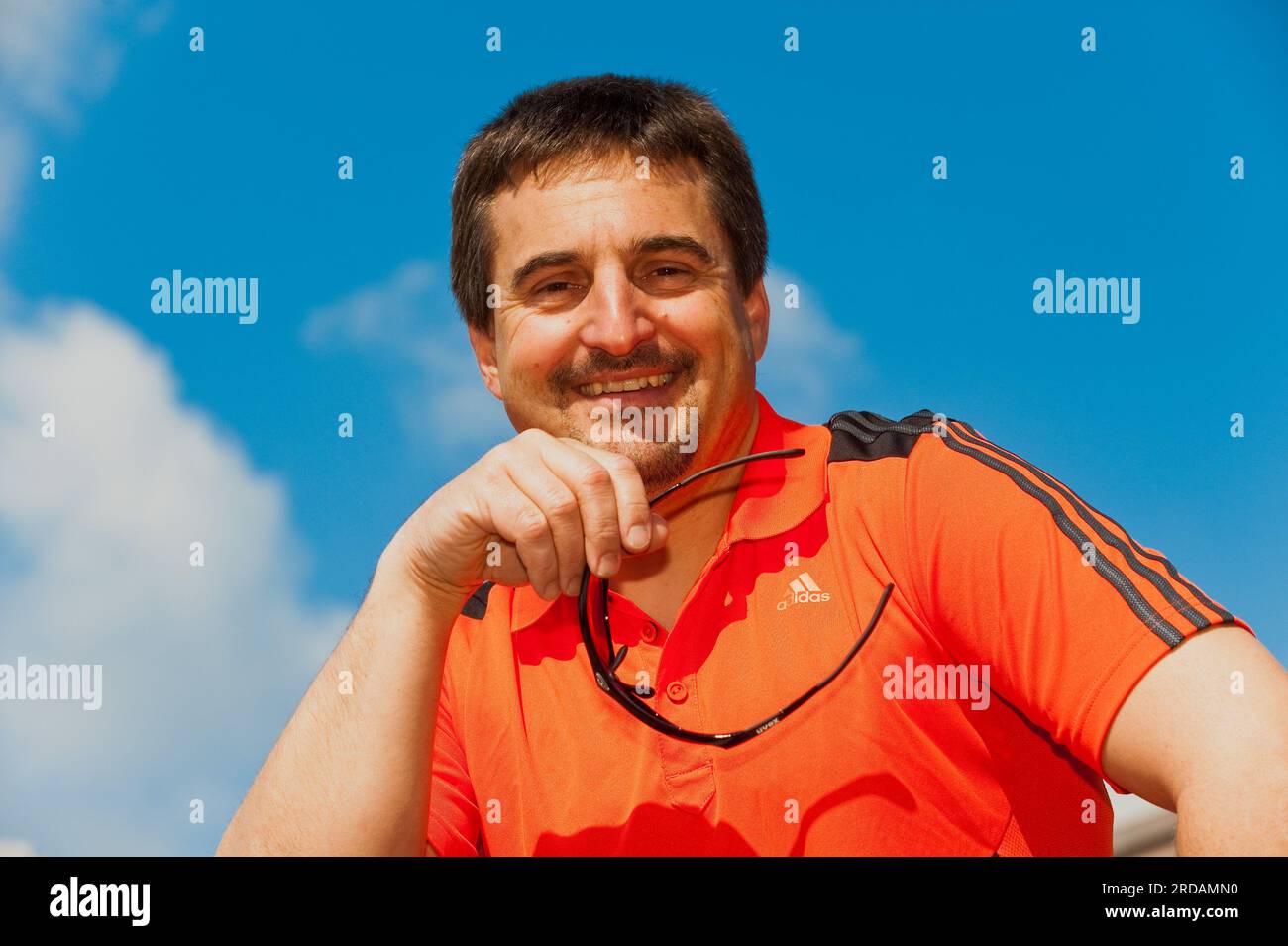 Georg Hackl Privataufnahmen Rodeln Stock Photo - Alamy