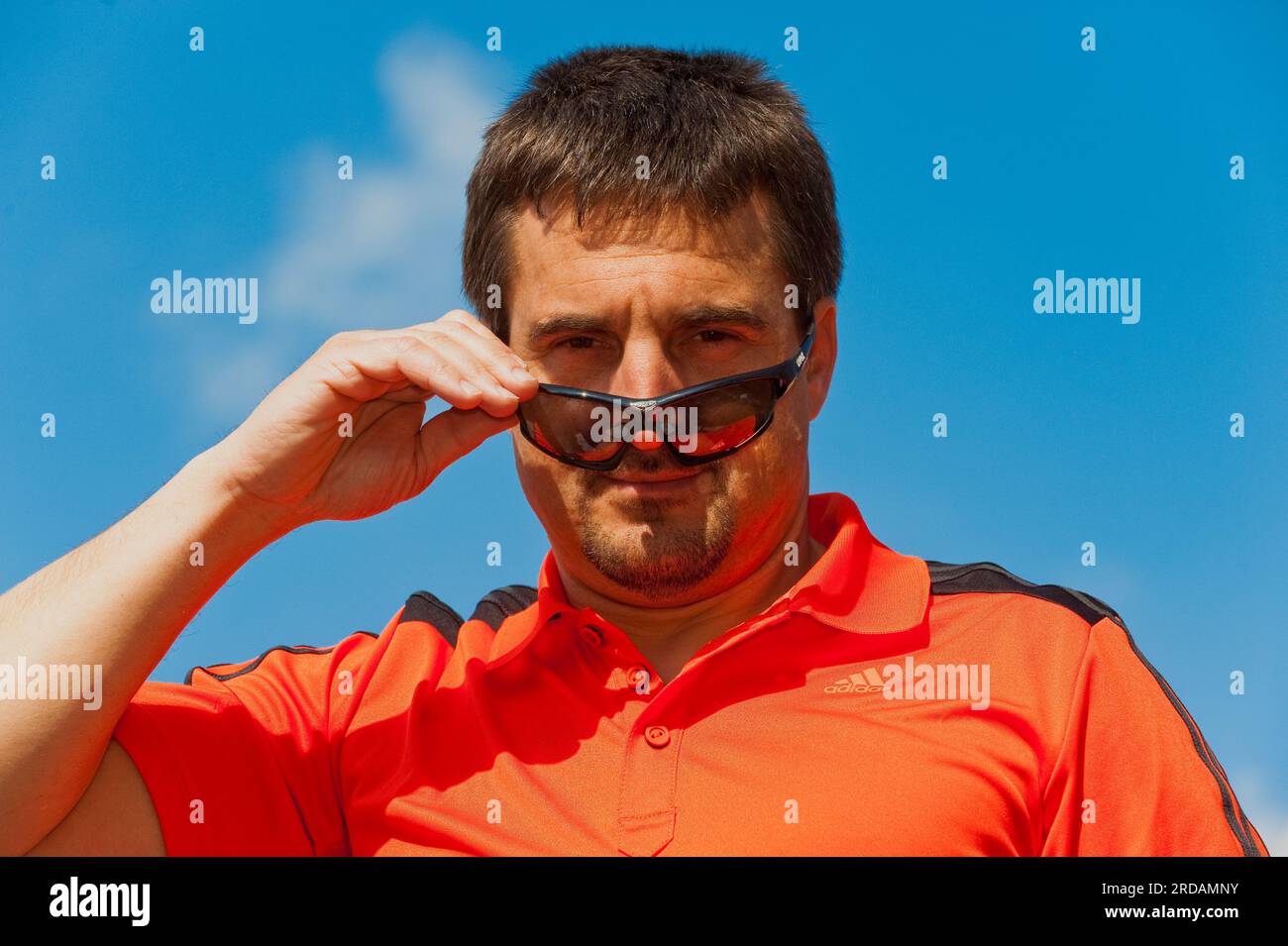 Georg Hackl Privataufnahmen Rodeln Stock Photo - Alamy