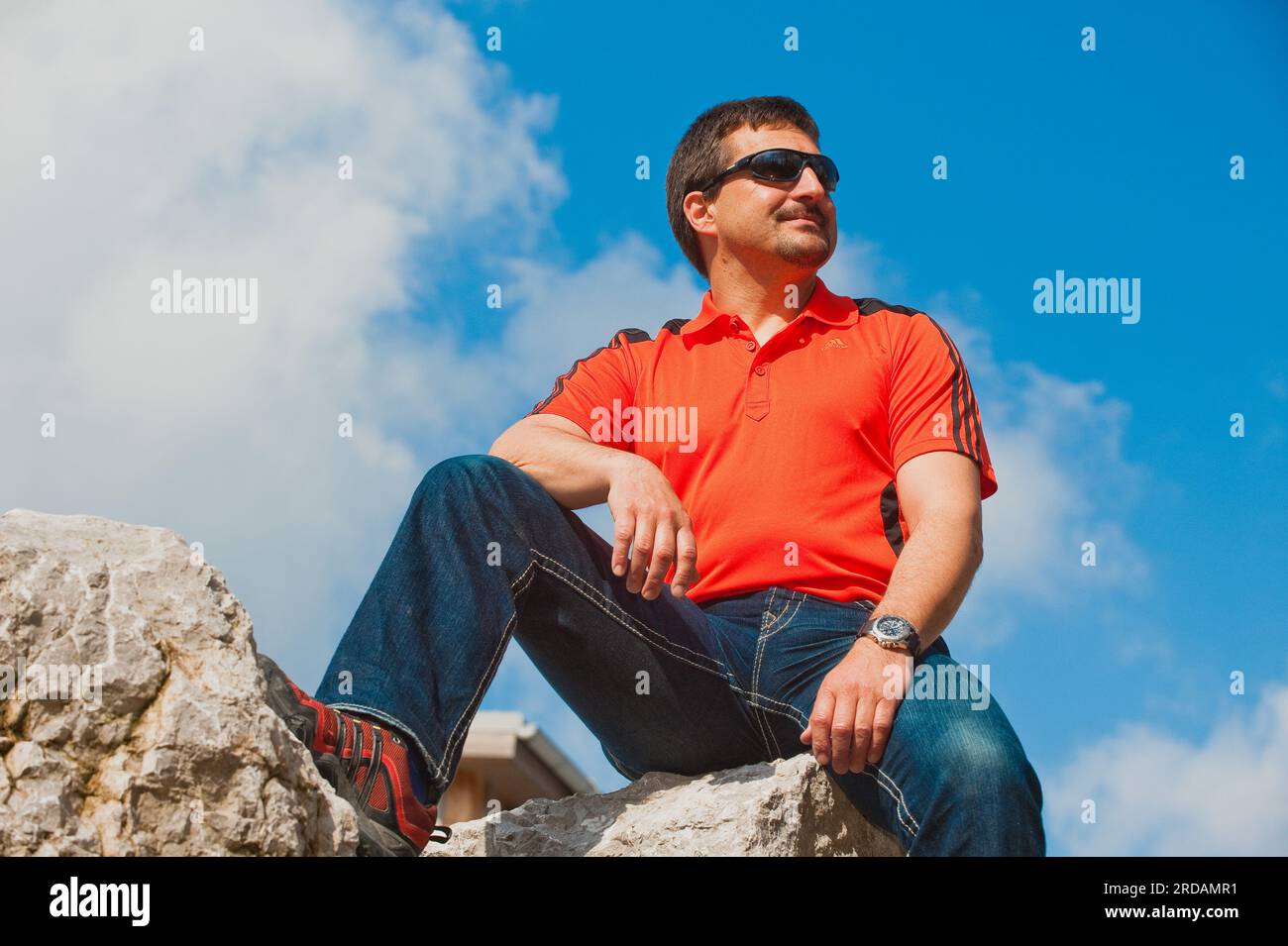 Georg Hackl Privataufnahmen Rodeln Stock Photo - Alamy