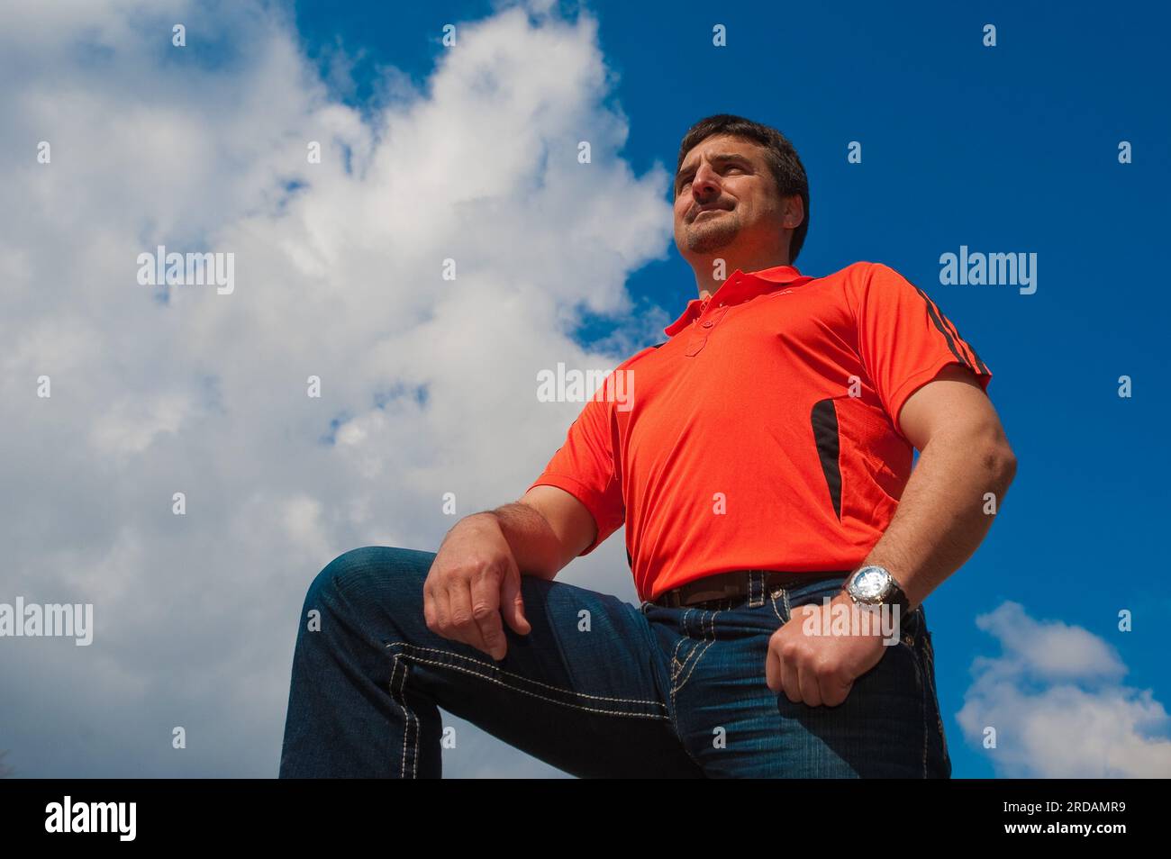 Georg Hackl Privataufnahmen Rodeln Stock Photo - Alamy