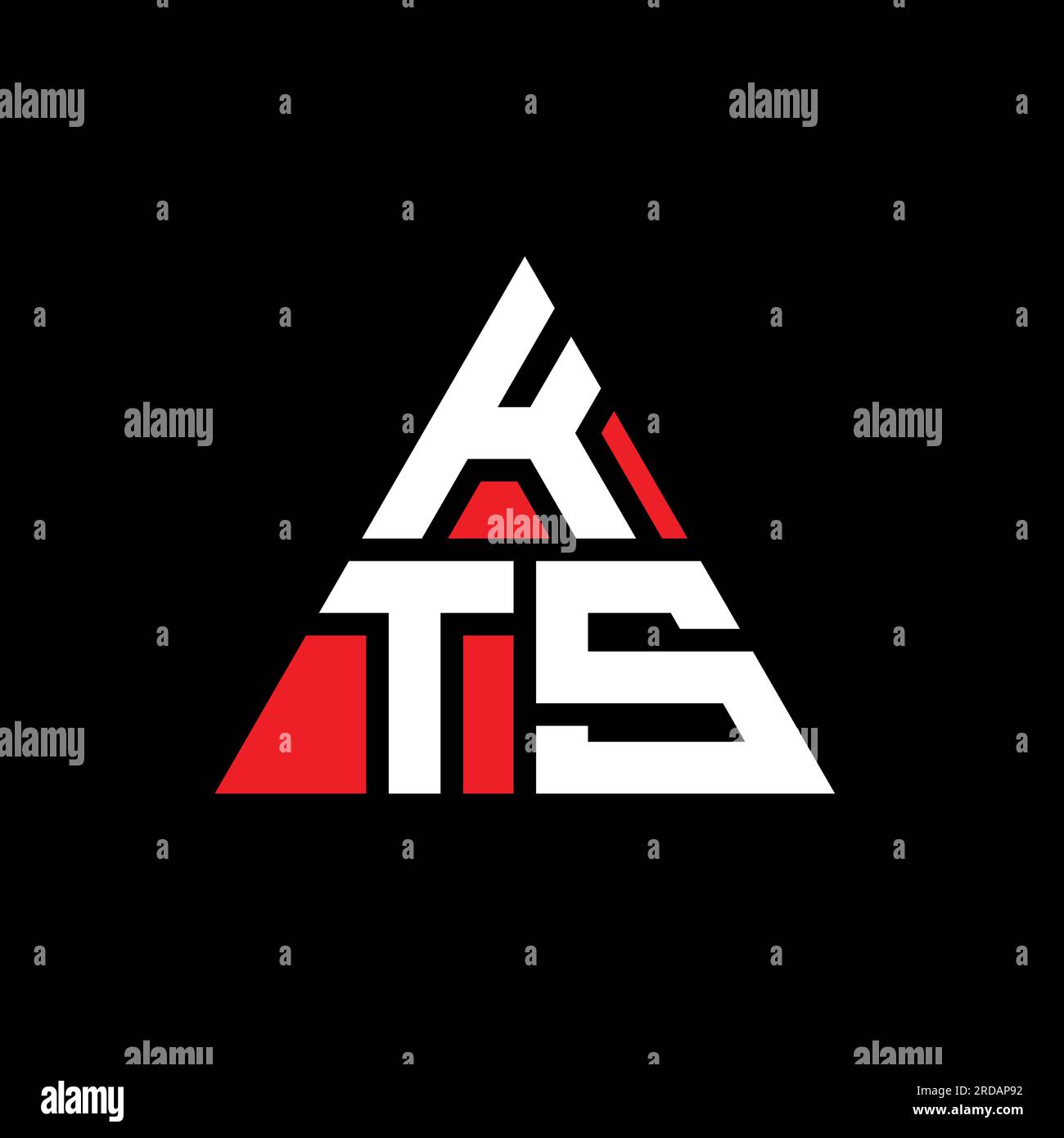 KTS triangle letter logo design with triangle shape. KTS triangle logo design monogram. KTS ...