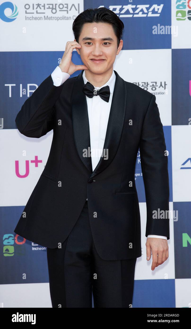 Incheon, South Korea. 19th July, 2023. South Korean actor and vocal Doh ...