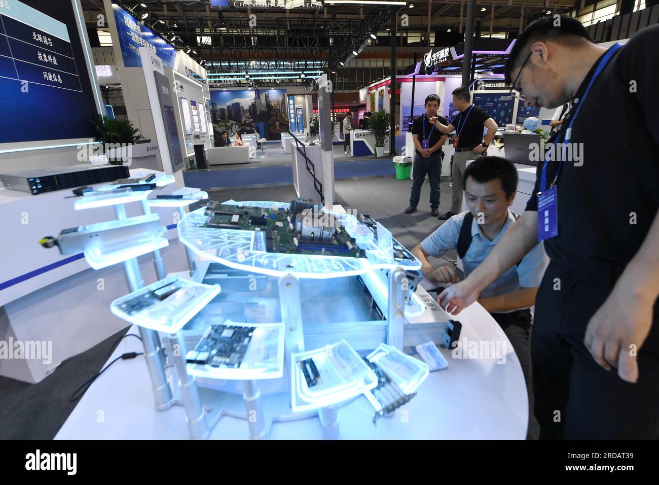 The 2023 World Semiconductor Conference opens in Nanjing City, east ...