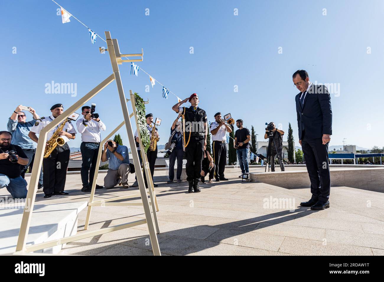 Nicosia, Nicosia, Cyprus. 20th July, 2023. Cyprus President, NICOS ...