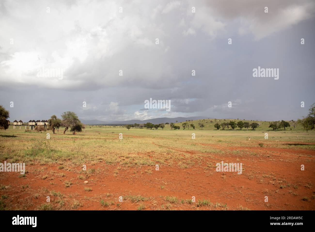 Beautiful landscape in Africa, savanna taken on a safari. beautiful ...