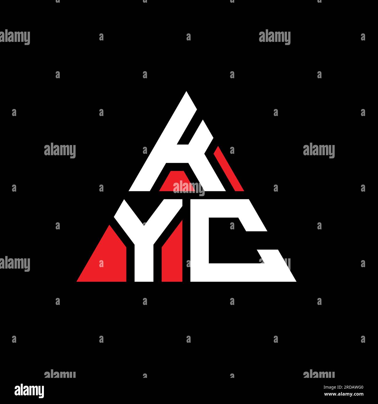 Kyc logo design Stock Vector Images - Alamy