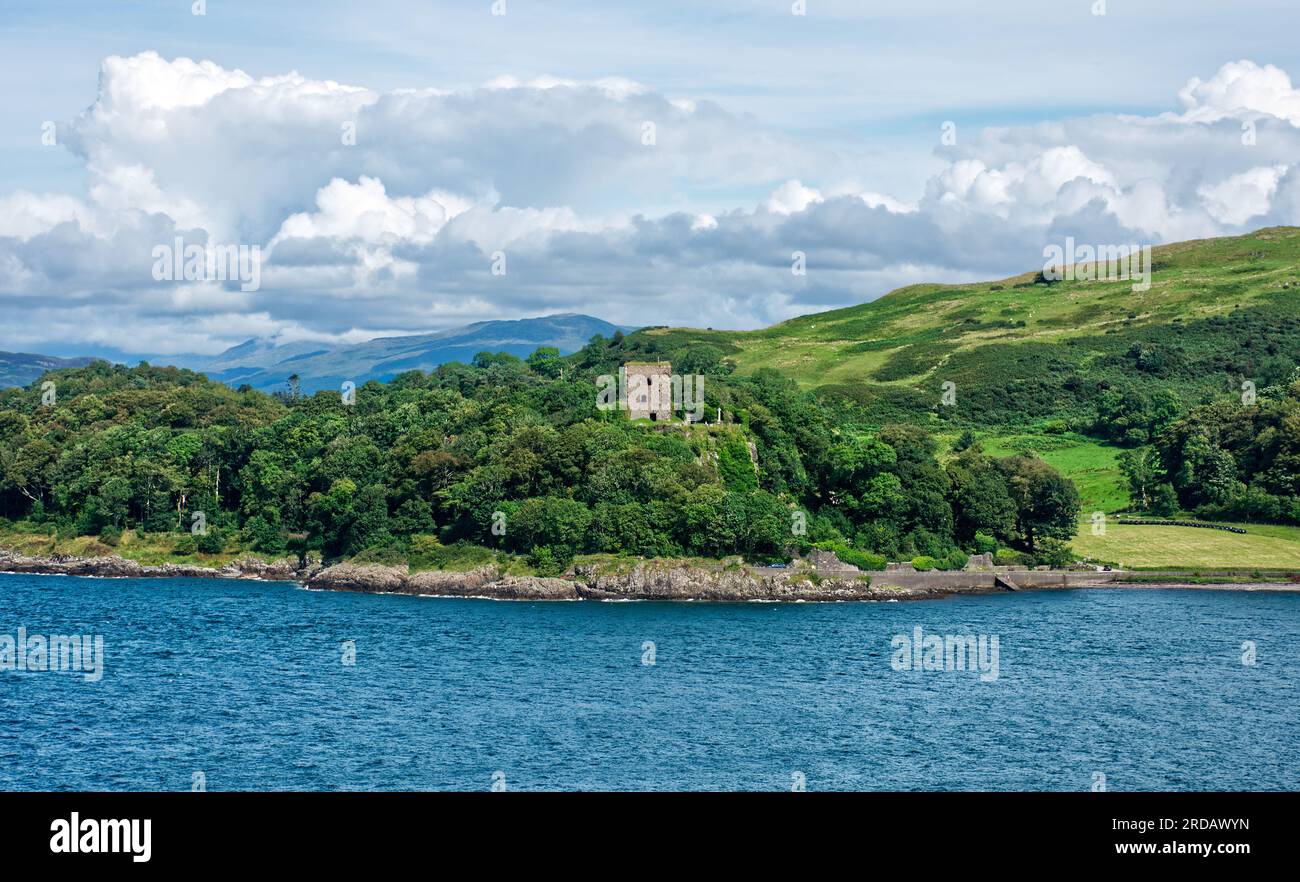 Dunollie Castle, Oban, Argyll, on the west coast of Scotland Stock ...