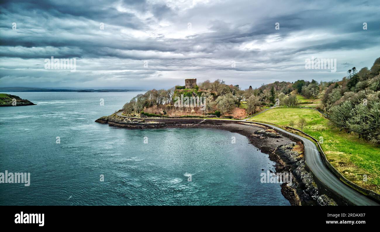 Dunollie Castle, Oban, Argyll, on the west coast of Scotland Stock ...