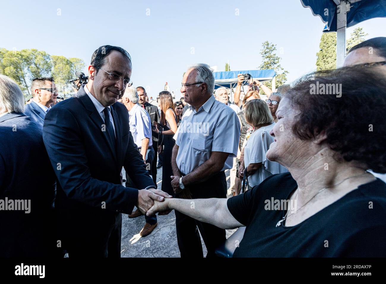 Nicosia, Cyprus. 20th July, 2023. Cyprus President, Nicos ...