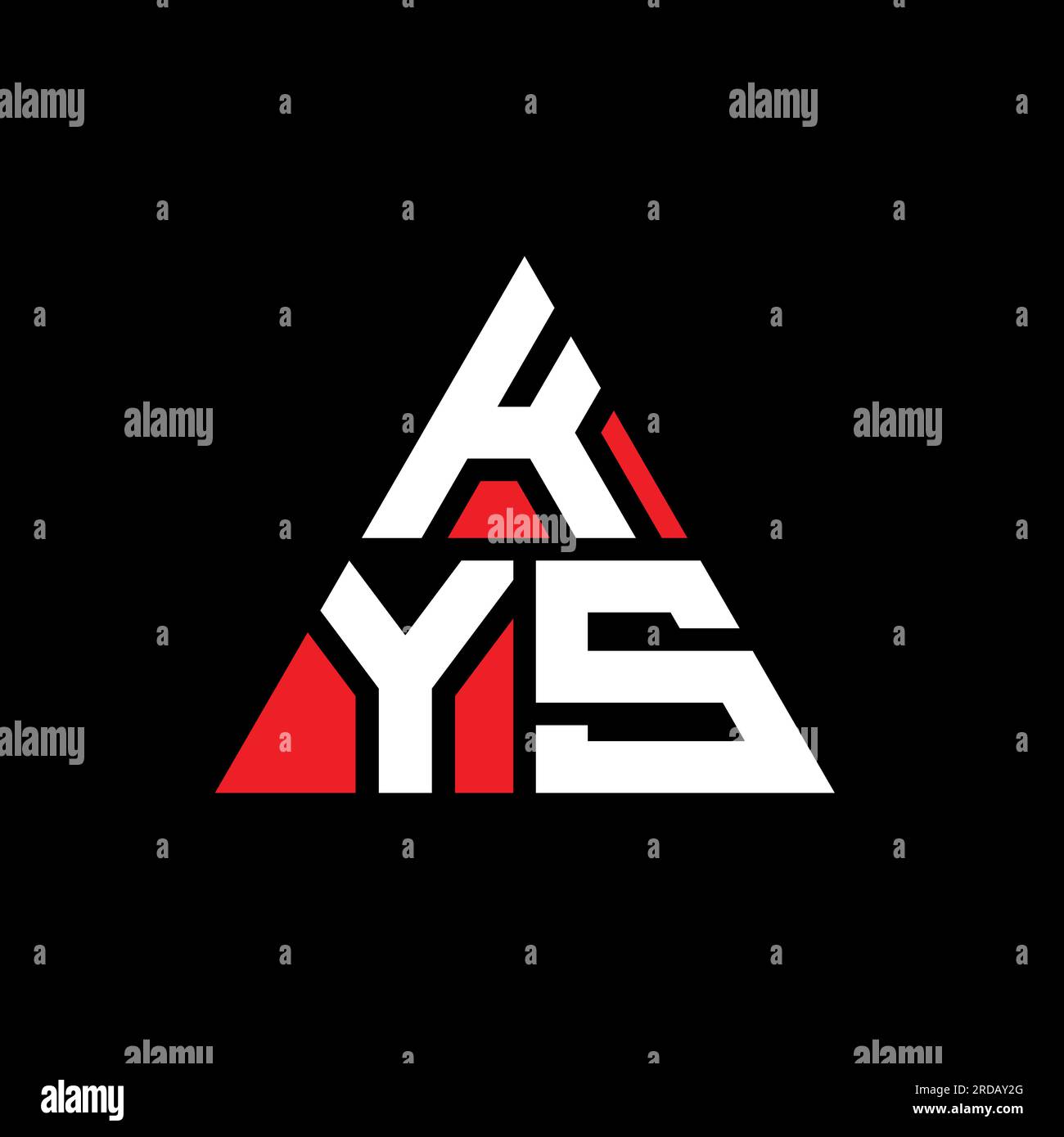 Kys Triangle Letter Logo Design With Triangle Shape Kys Triangle Logo Design Monogram Kys