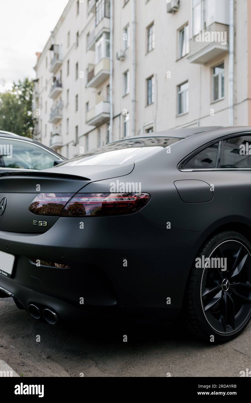 Minsk, Belarus, July 2023 - Mercedes Benz AMG. Rear view Stock Photo ...