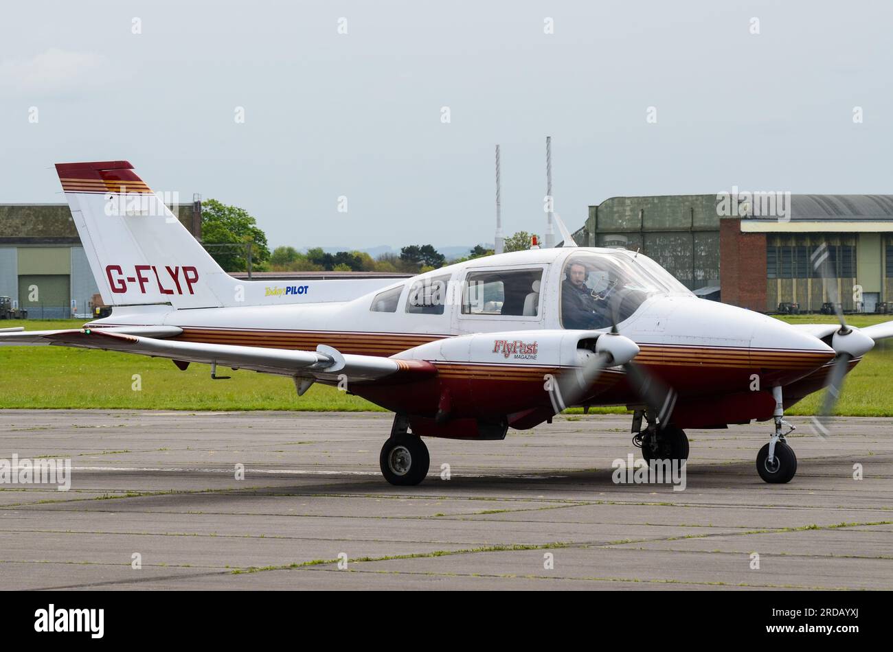 Beagle B.206S Series 2 plane G-FLYP at the Abingdon airshow, UK ...