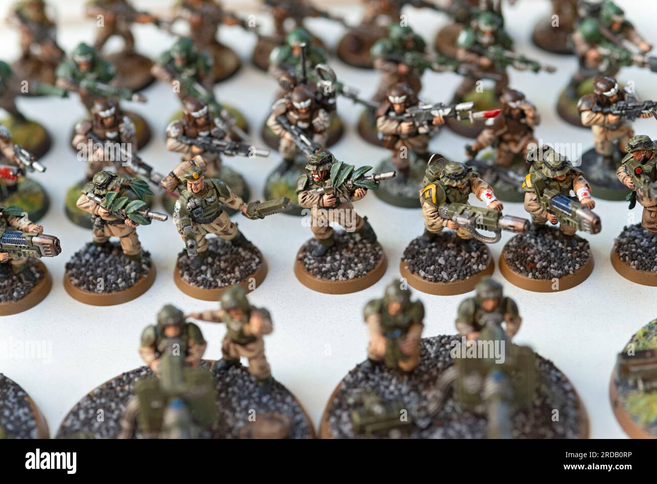 Set of Playing Action Figures, Warhammer 40,000 Miniature Figure Stock ...