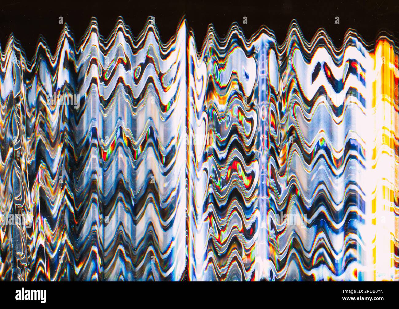 Signal error glitch vhs distorted screen digital Stock Photo - Alamy