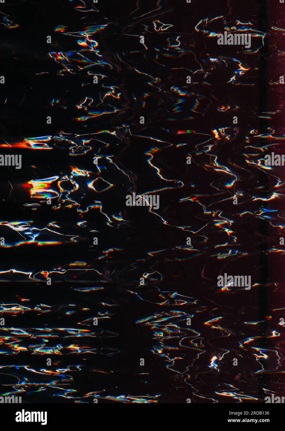 Glitch pattern vhs noise distorted screen digital Stock Photo - Alamy
