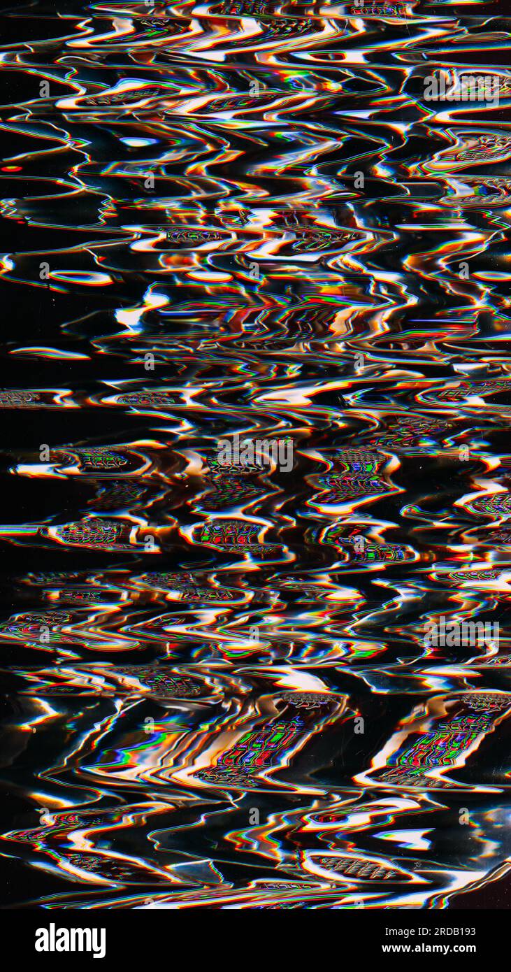 Glitch vibration signal noise interference screen Stock Photo - Alamy