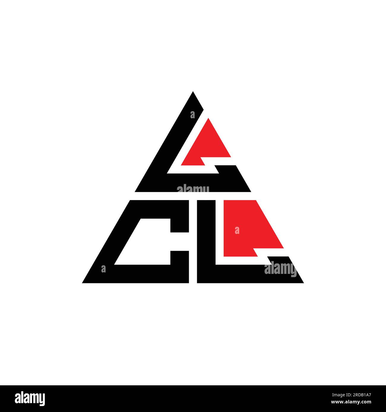 LCL triangle letter logo design with triangle shape. LCL triangle logo ...