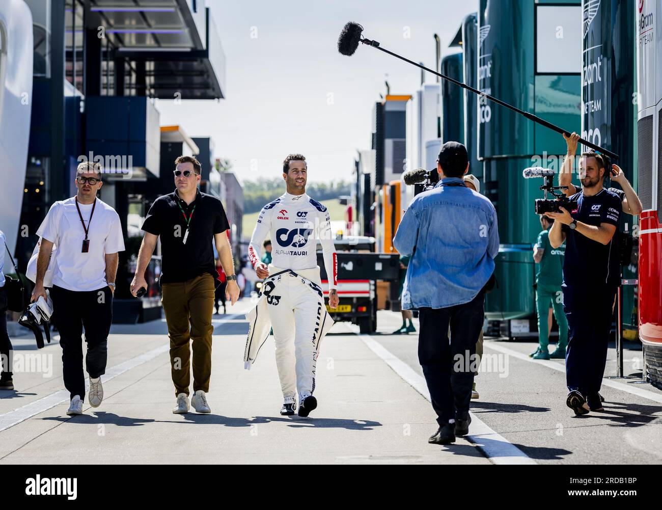 BUDAPEST - 20/07/2023, Daniel Ricciardo (AlphaTauri), who will replace Dutch driver Nyck de ...