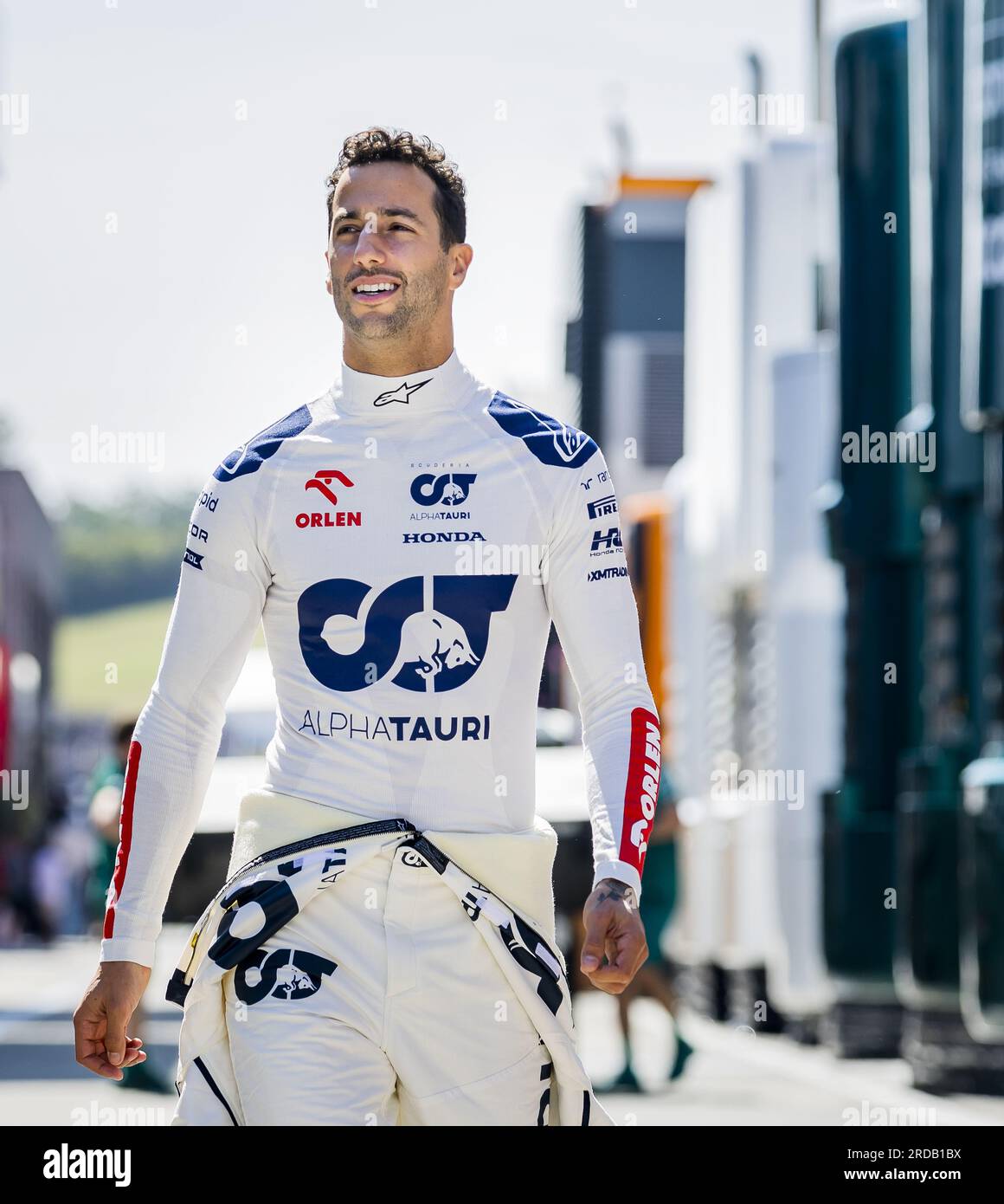 BUDAPEST - 20/07/2023, Daniel Ricciardo (AlphaTauri), who will replace Dutch driver Nyck de ...