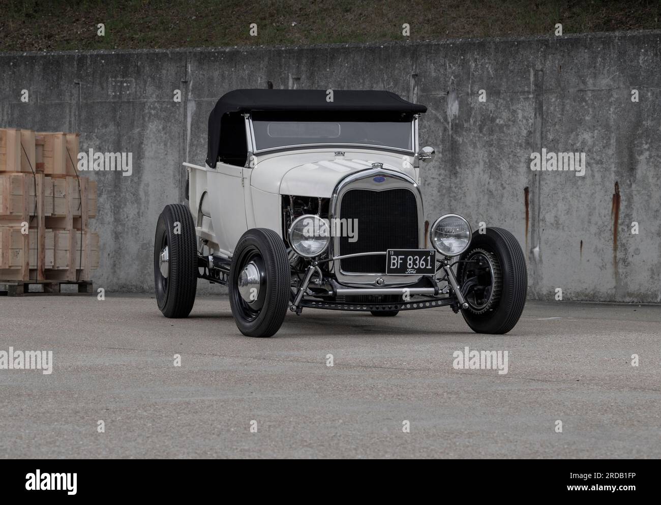 1929 Ford Model A pick up truck hot rod Stock Photo - Alamy