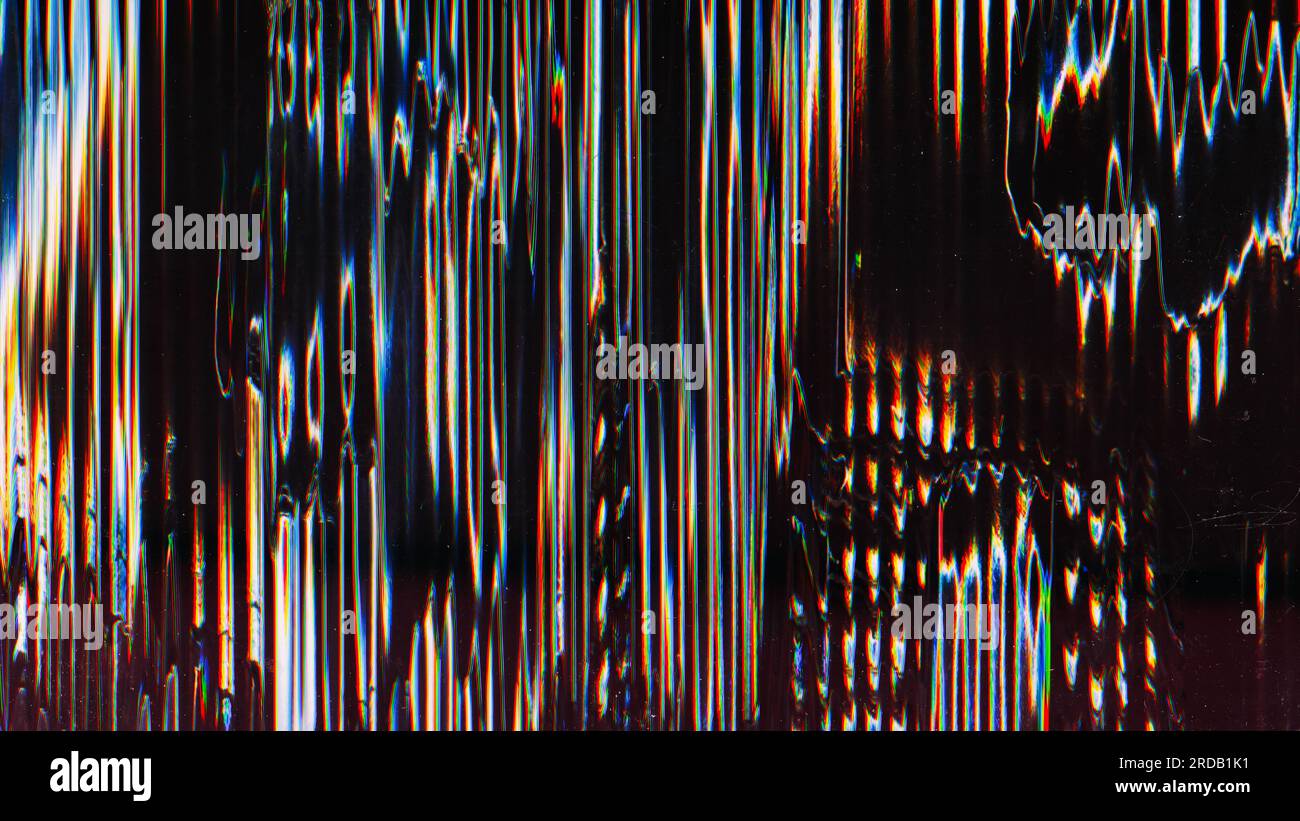 Glitch screen blurred lines distortion noise Stock Photo - Alamy