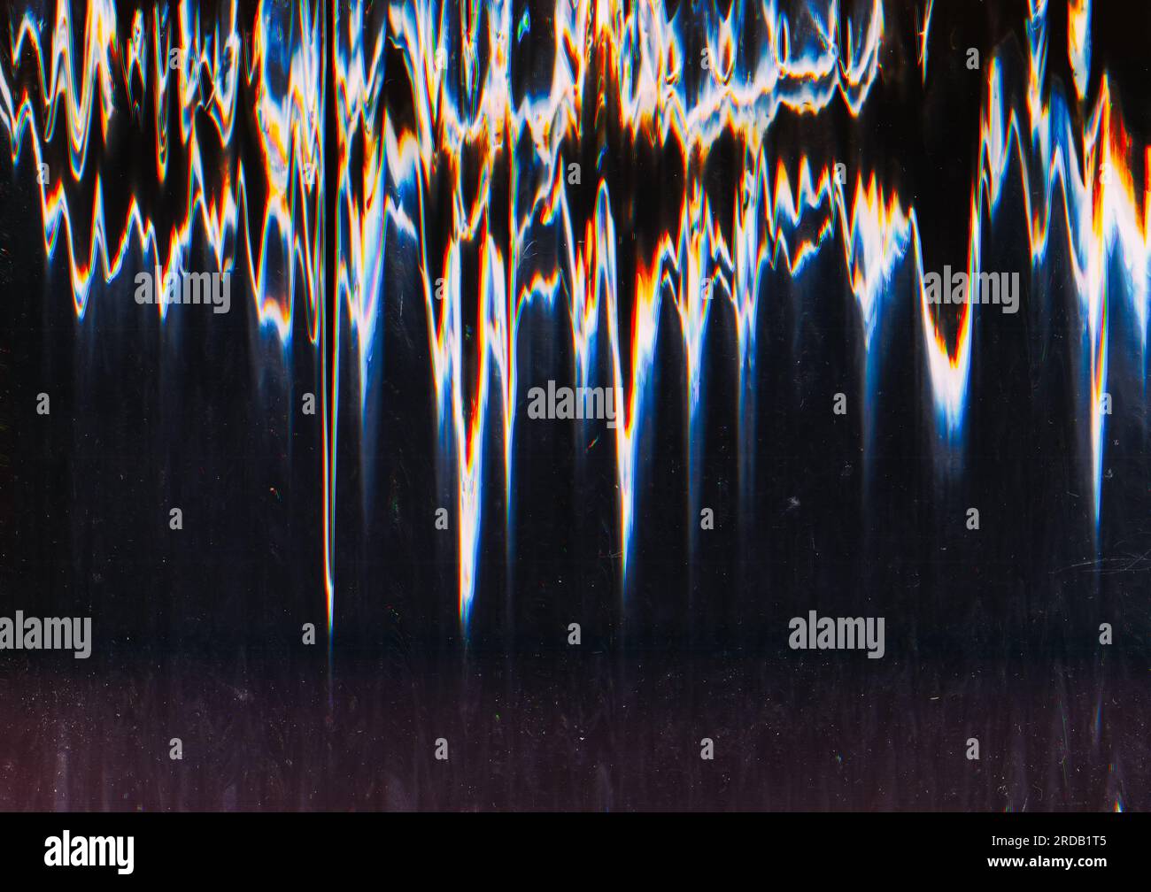 Glitch overlay vhs vibration digital background Stock Photo - Alamy