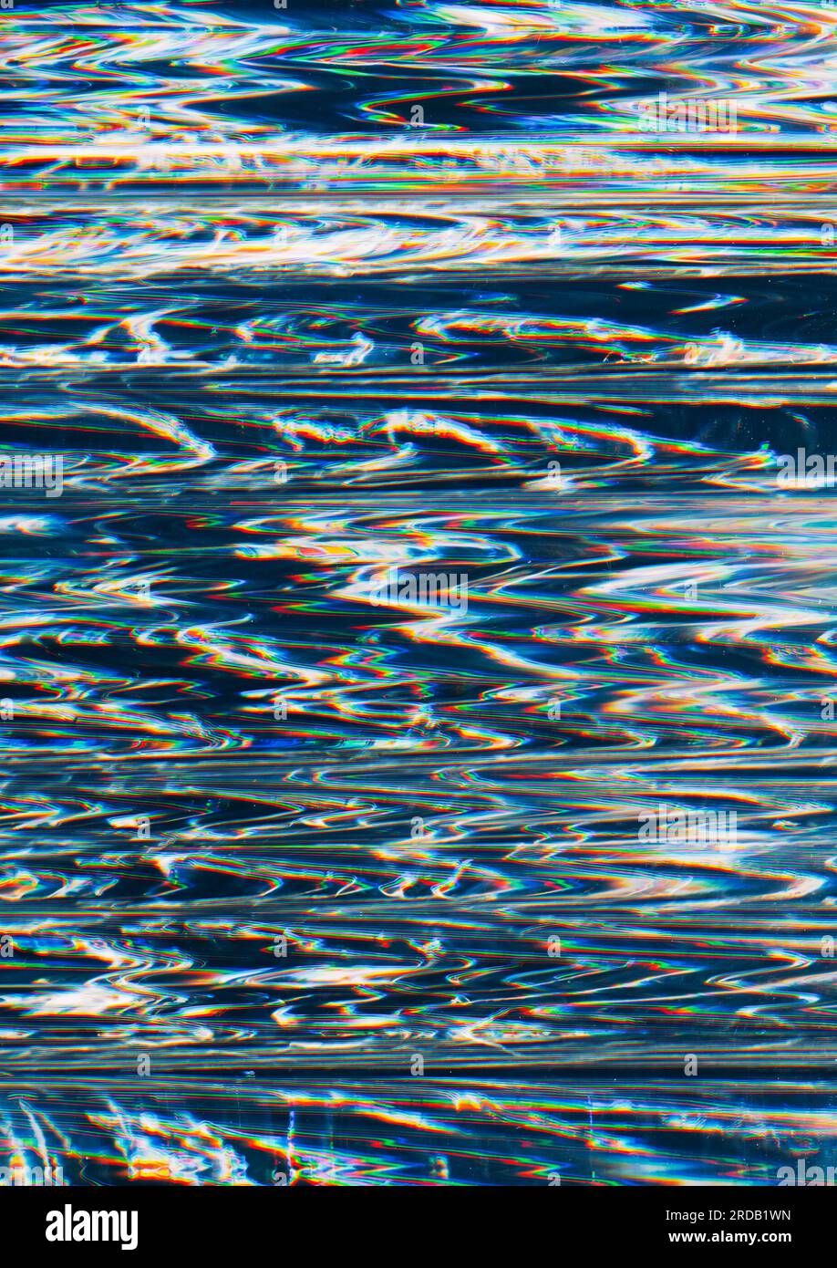 Glitch screen blurred zigzag noise vibration Stock Photo - Alamy