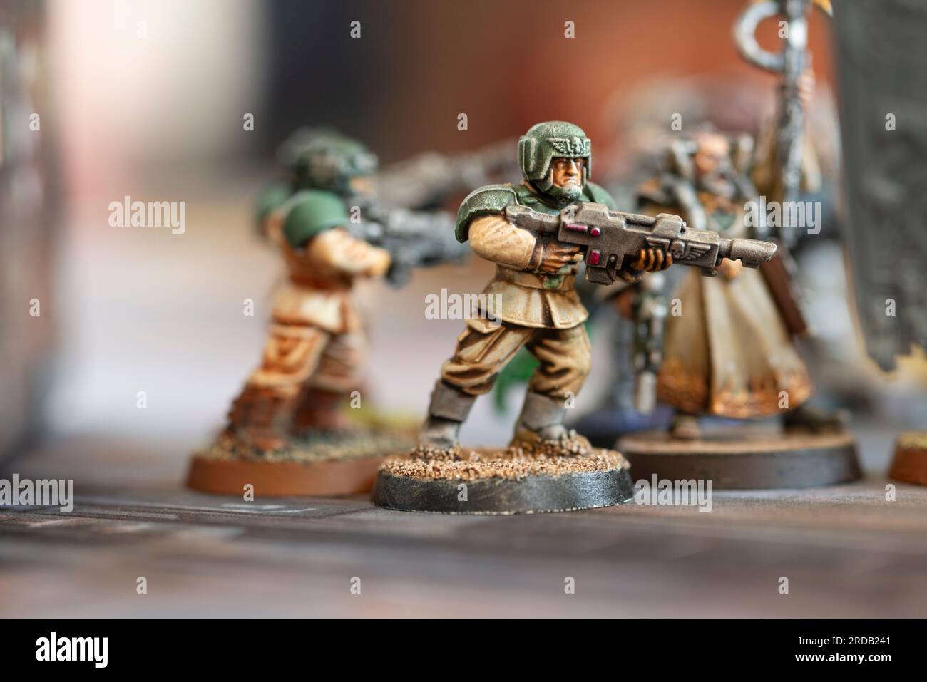 Set of Playing Action Figures, Warhammer 40,000 Miniature Figure Stock ...