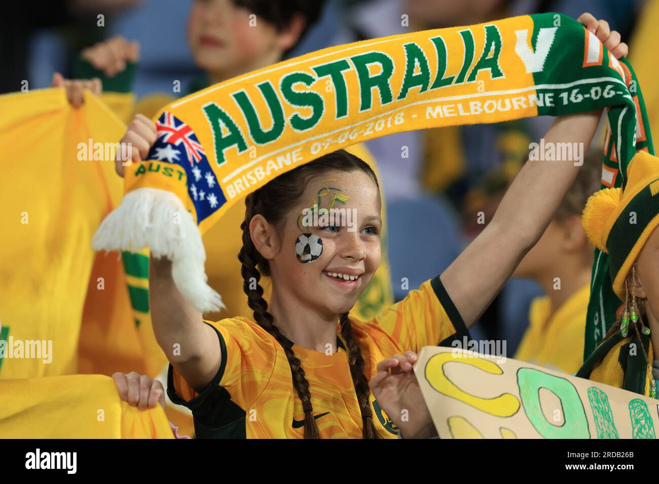 Sydney, Australia. 20th July, 2023. Australia's fans before the FIFA ...