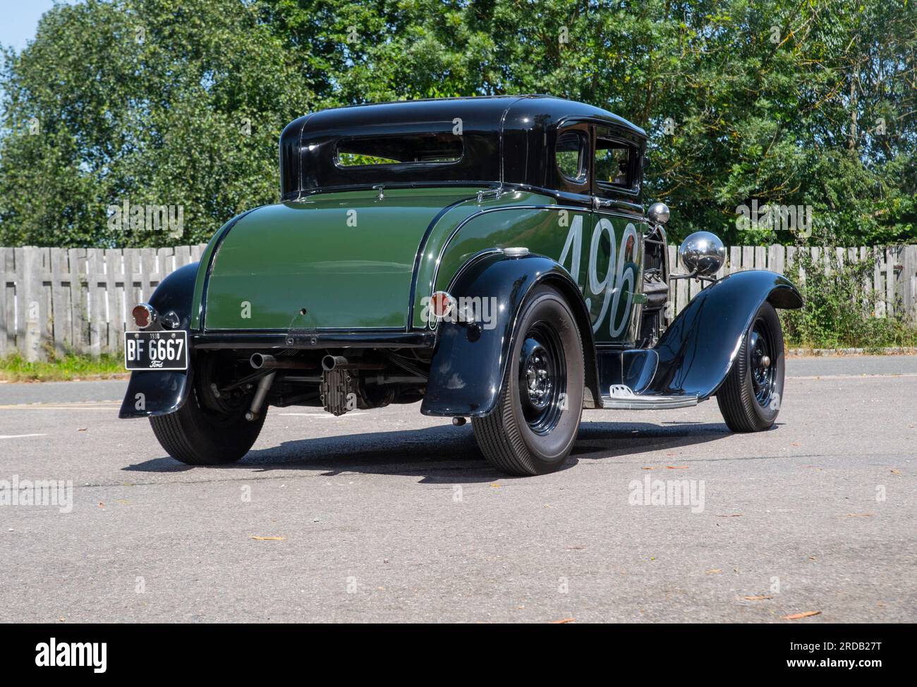 1930 Ford Model A coupe hot rod fitted with a Chrysler V8 Stock Photo ...