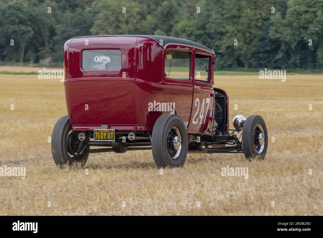 1930 Ford Model A sedan hot rod Stock Photo - Alamy