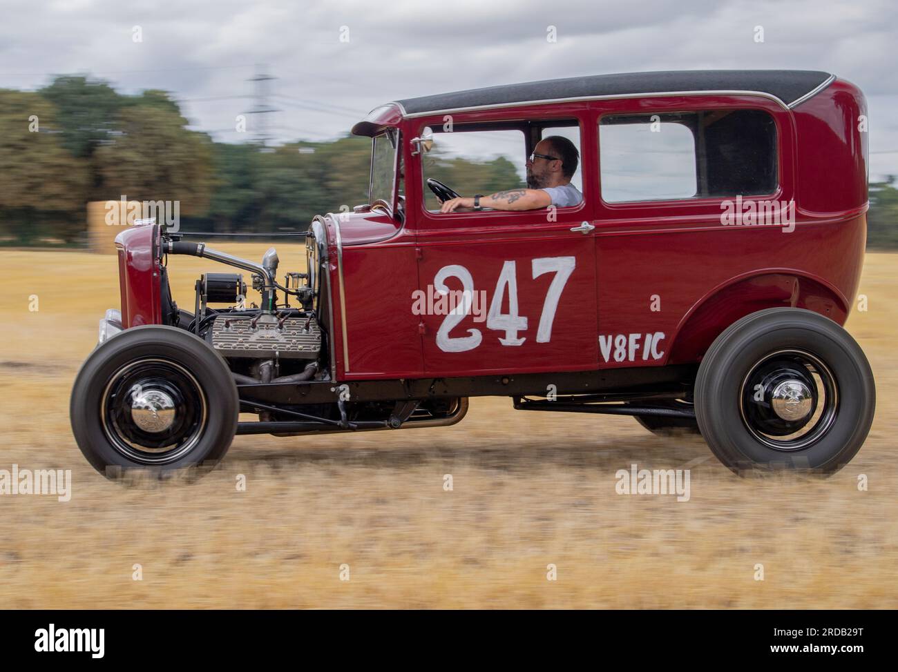 1930 Ford Model A sedan hot rod Stock Photo - Alamy