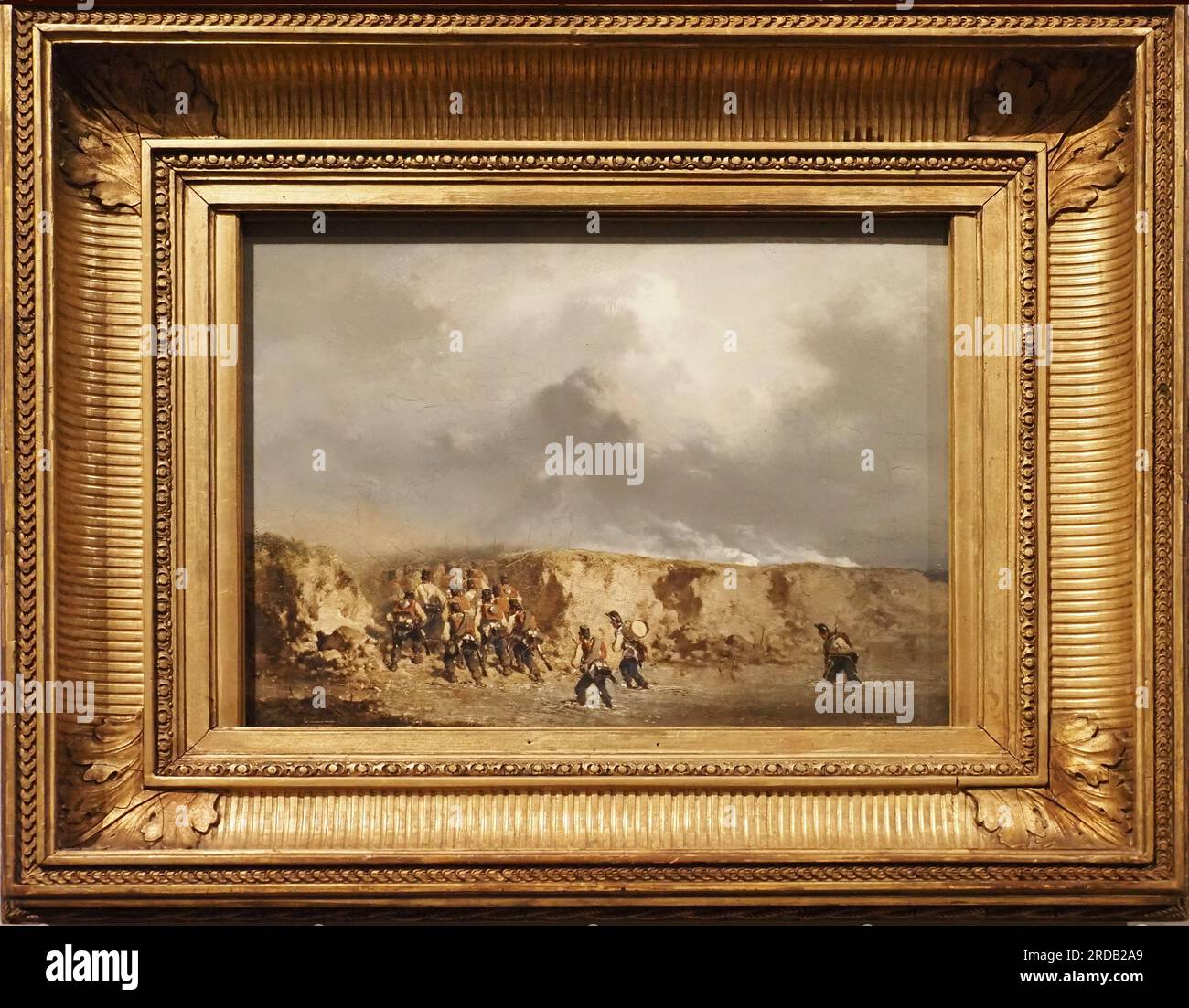 After the Battle, oil on wood, circa 1850 / 1860. Creator August von ...