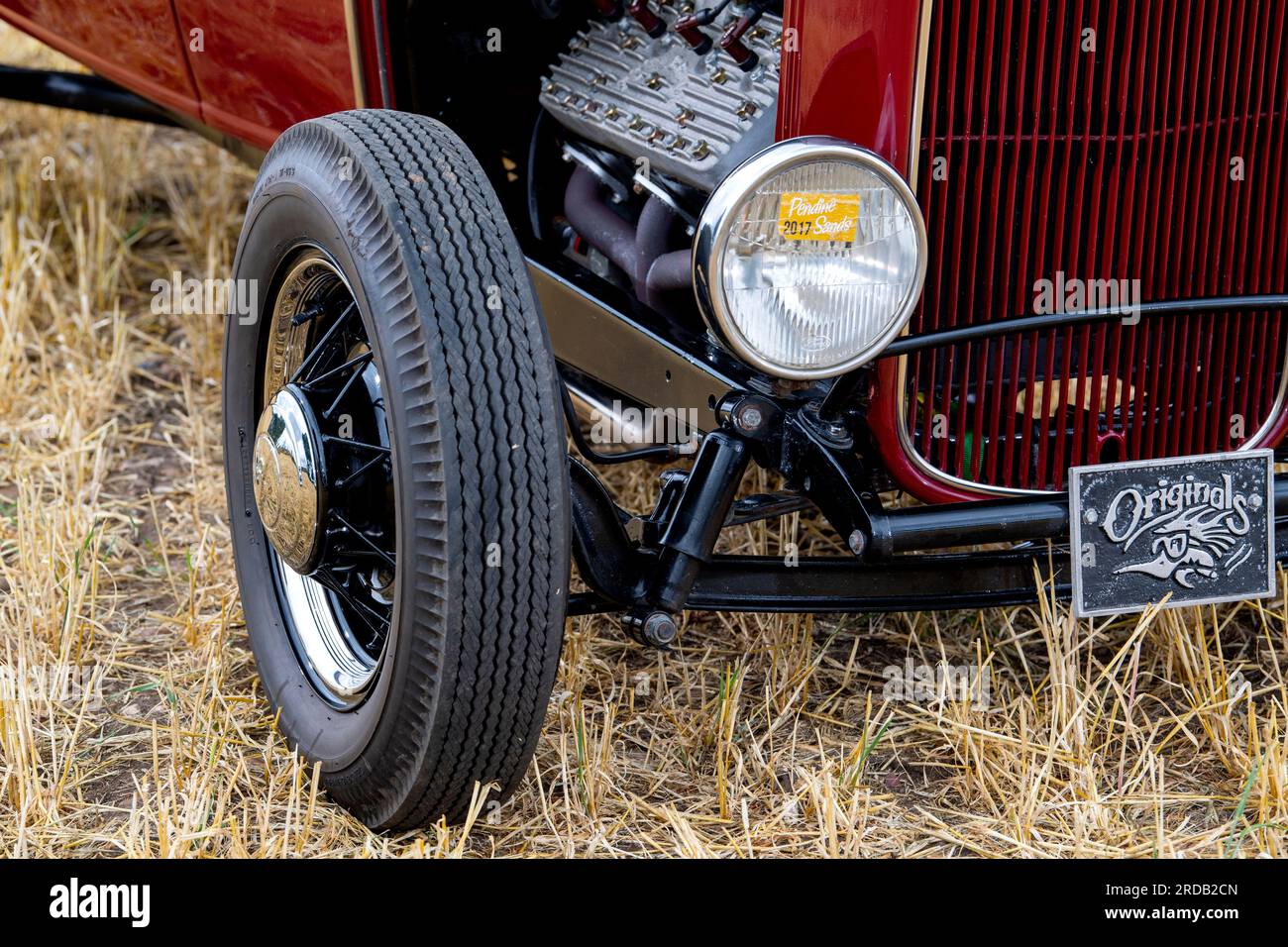 1930 Ford Model A sedan hot rod Stock Photo - Alamy