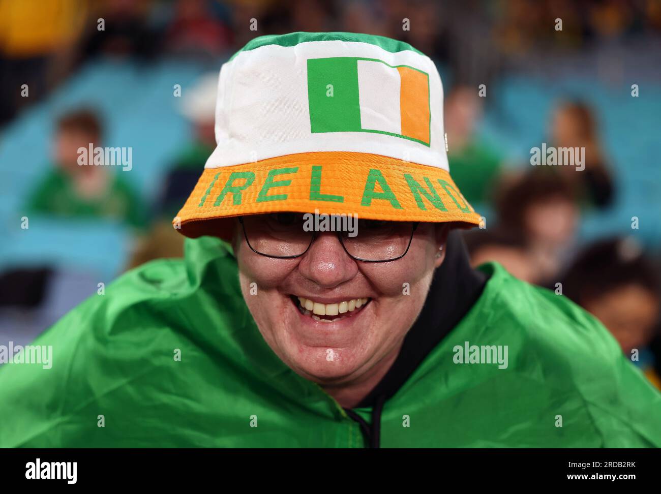 A Republic of Ireland fan in the stands during the FIFA Women's World ...