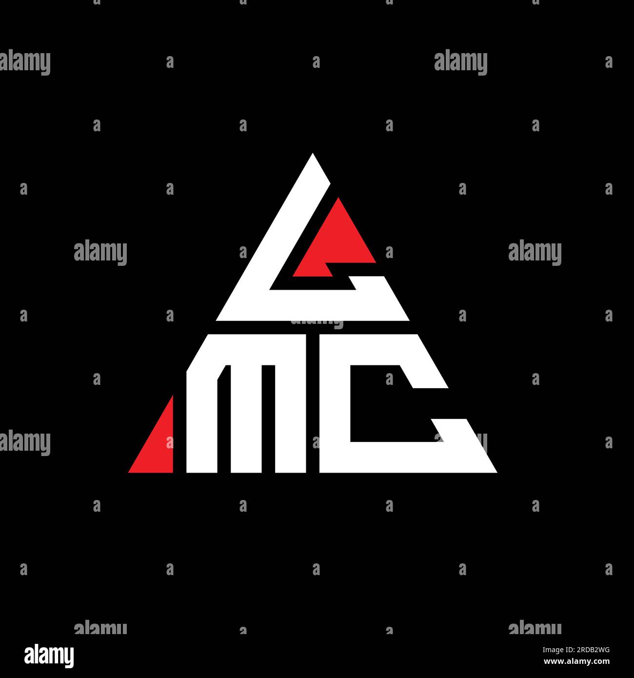 LMC triangle letter logo design with triangle shape. LMC triangle logo design monogram. LMC ...