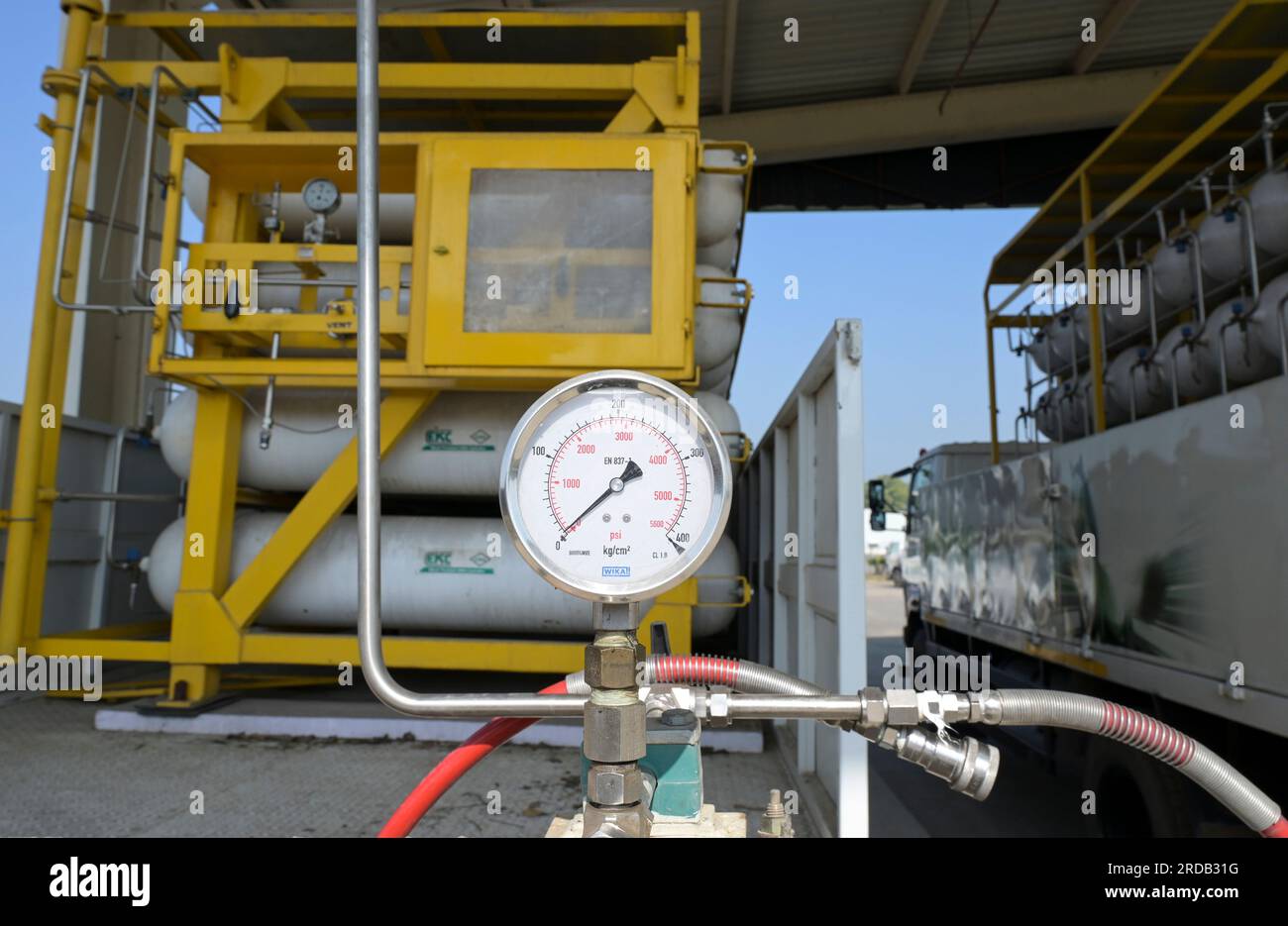 INDIA, Punjab, Lehragaga, Verbio biogas plant process paddy straw to ...