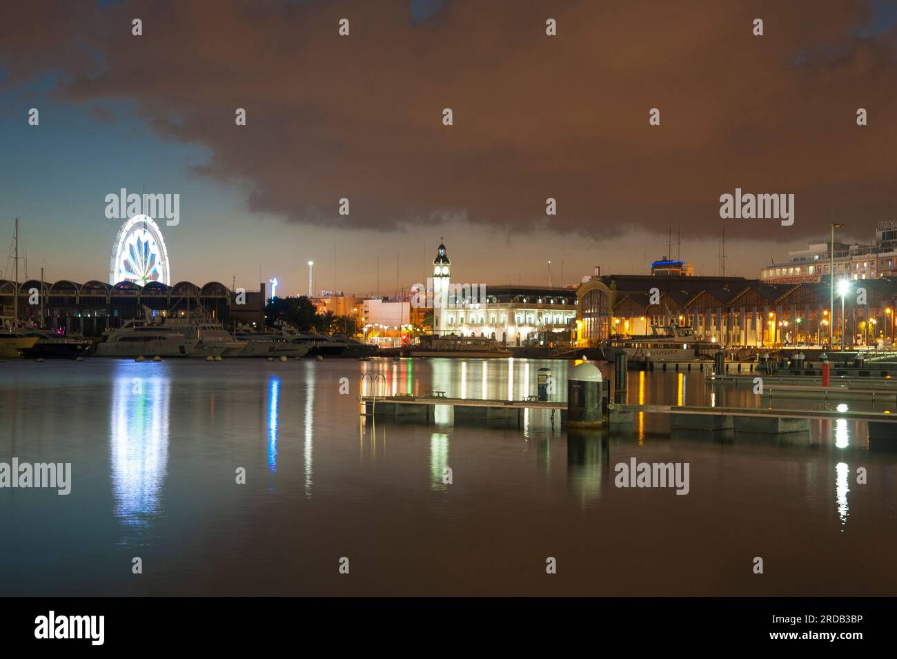 Marine of Valencia and Build Marina Real Juan Carlos I, Spain, Europe ...