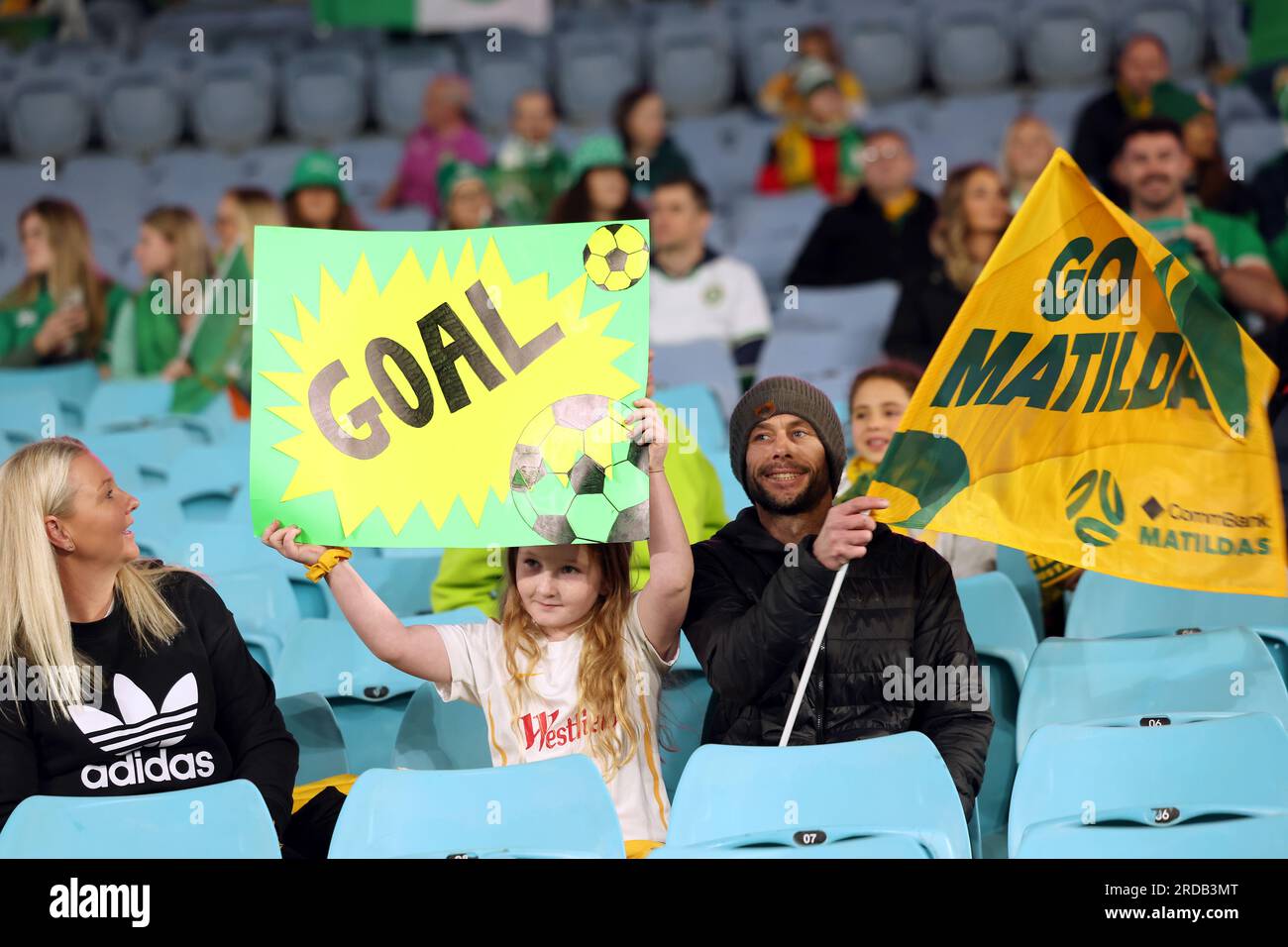 Australia fans in the stands during the FIFA Women's World Cup 2023 ...