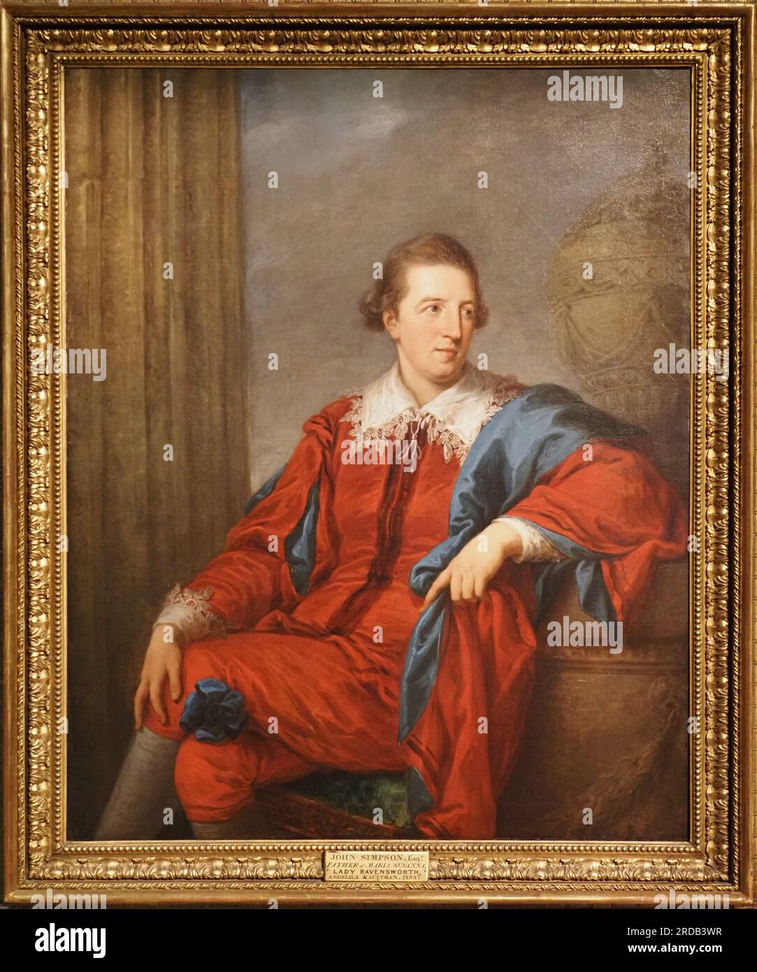 John Simpson, Father of Susanna, Lady Ravensworth, oil on canvas, 1773 ...