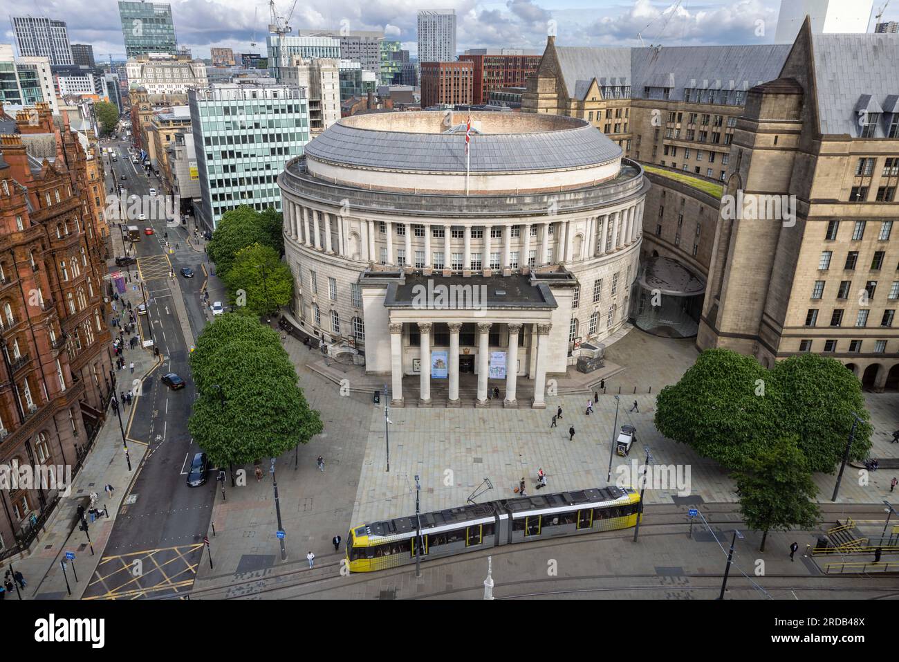 Manchester city centre skyline hi-res stock photography and images - Alamy
