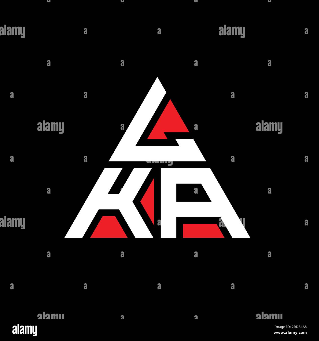 Lka font Stock Vector Images - Alamy