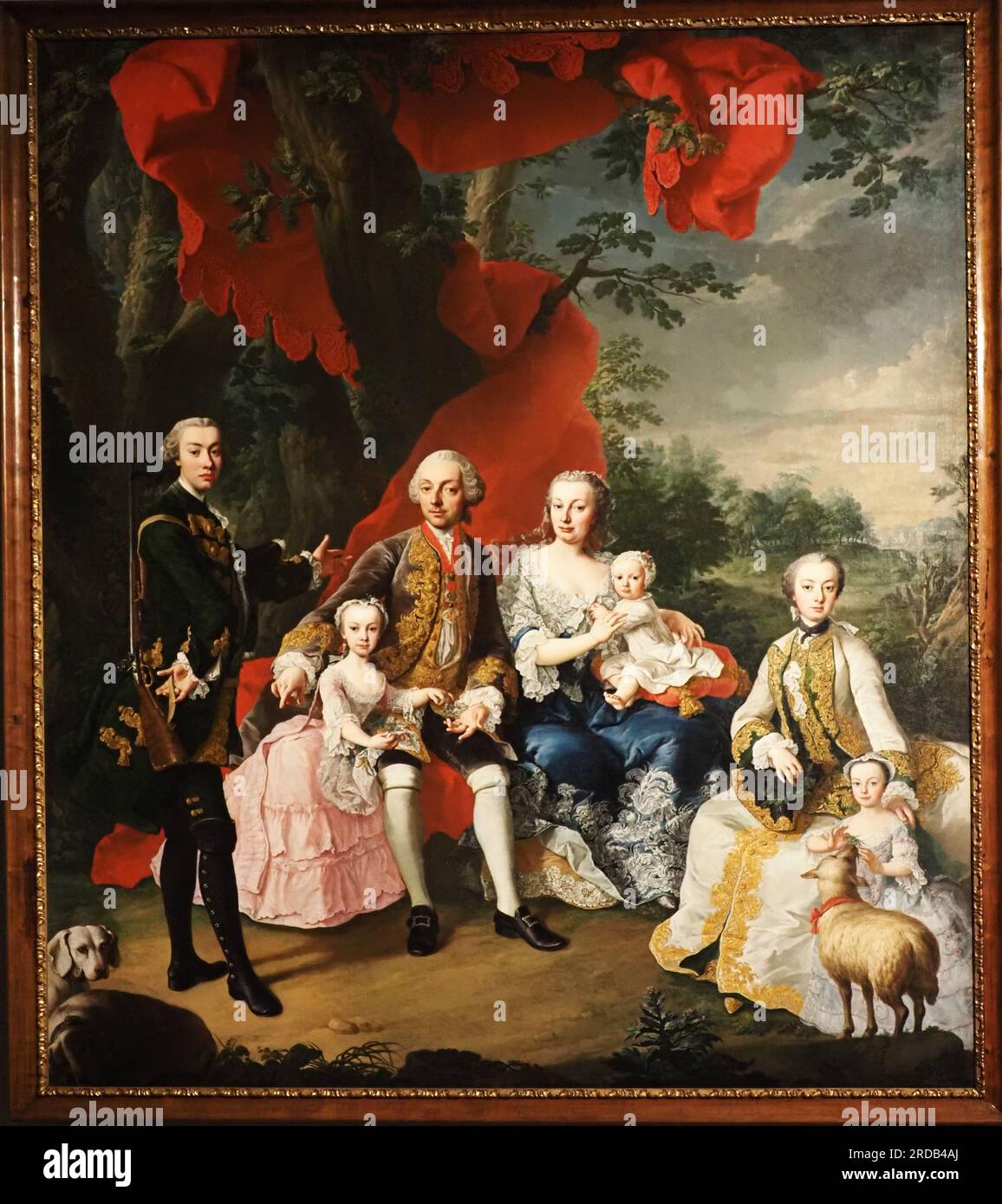 The Family of Count Nikolaus Palffy von Erdod, oil on canvas, circa ...