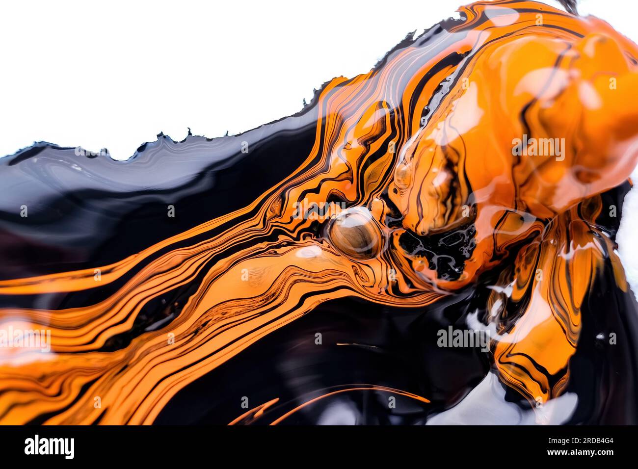 Background with abstract paint effect. Liquid picture with dinamic ...