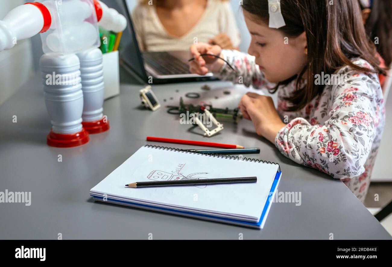 Draw robot hi-res stock photography and images - Alamy